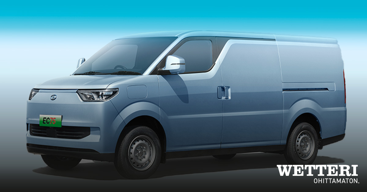 DFSK EC75 täyssähköinen pakettiauto - Wetteri