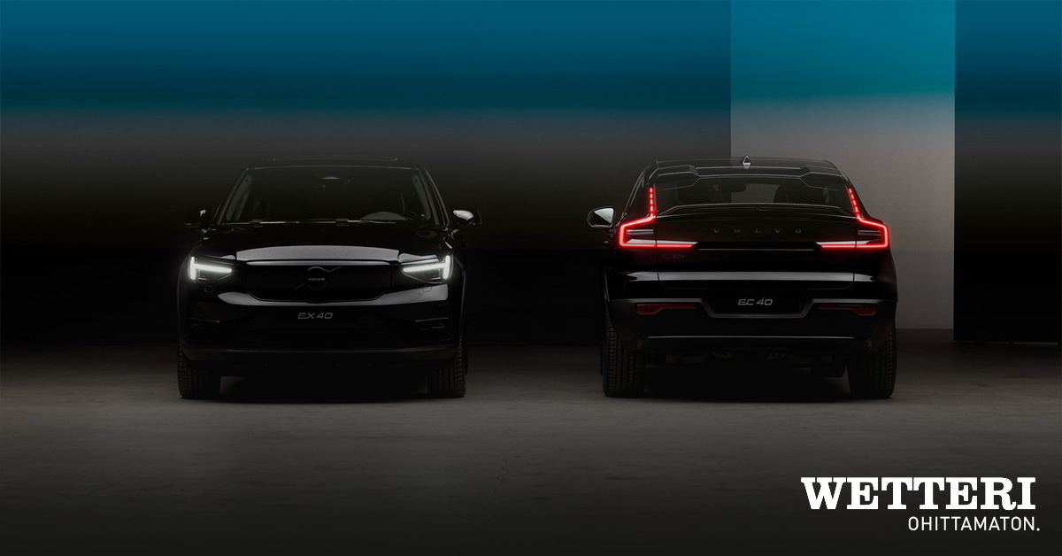 Volvo EX40 & EC40 Black Edition -erikoismallit - Wetteri